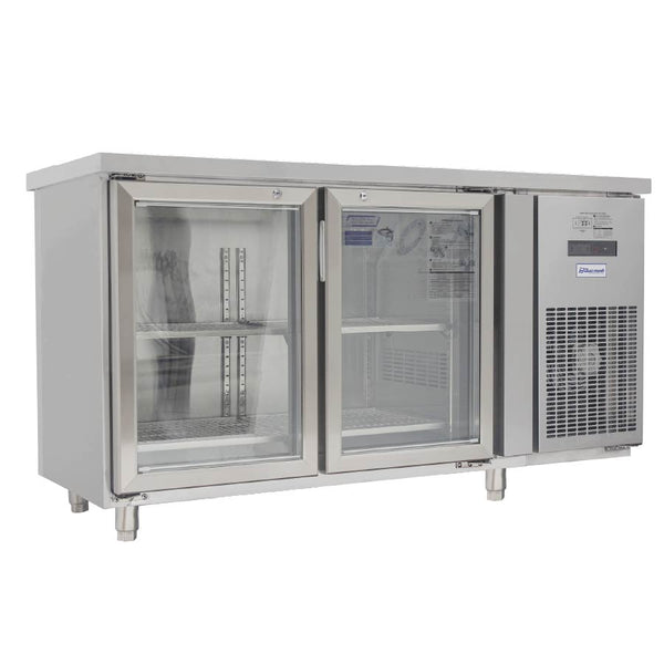 Tủ mát quạt gió 2 cánh mở kính Đức Minh BMQ.2 MK1575- Phương Bình Group